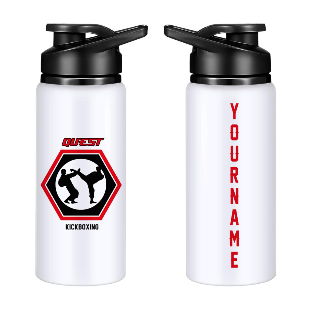 750ml Adults Flip Top Bottle Quest Kickboxing - The Branding Works